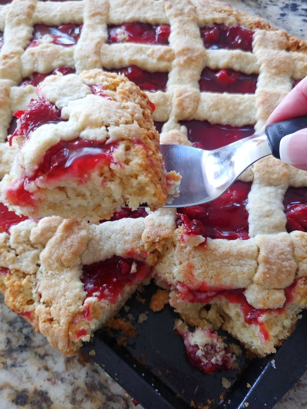 Easy Rustic Cherry Tart Recipe