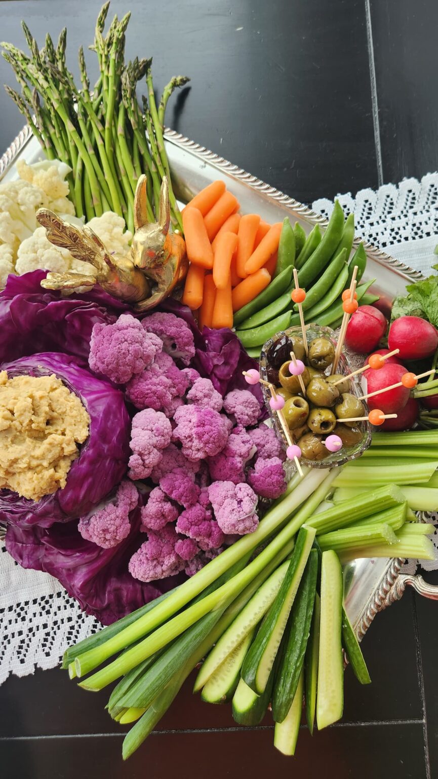 Easter Bunny Veggie Tray Ideas: How to Make a Vegetable Board