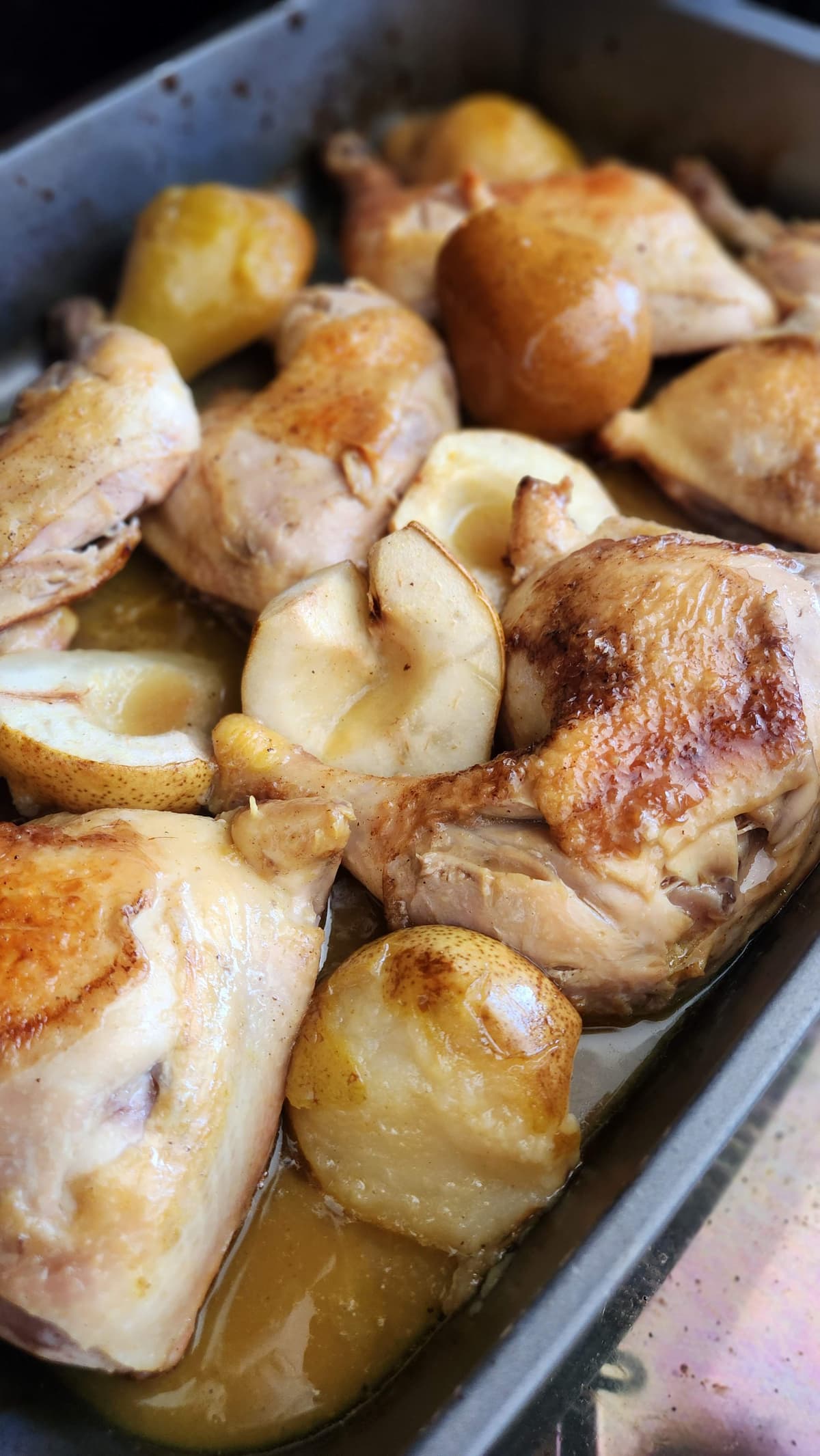 Best Braised Chicken with Pears Recipe - Hen and Horse Design