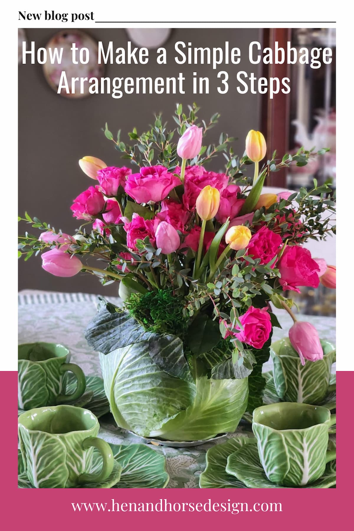 How to Make a Simple Cabbage Arrangement in 3 Steps